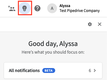 Notifications - Knowledge Base | Pipedrive